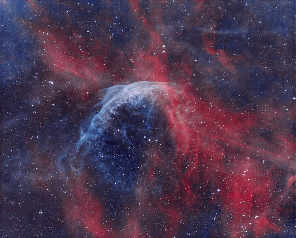 WR134 Dolphin Nebula - Blue Ridge Observatory Astrophotography